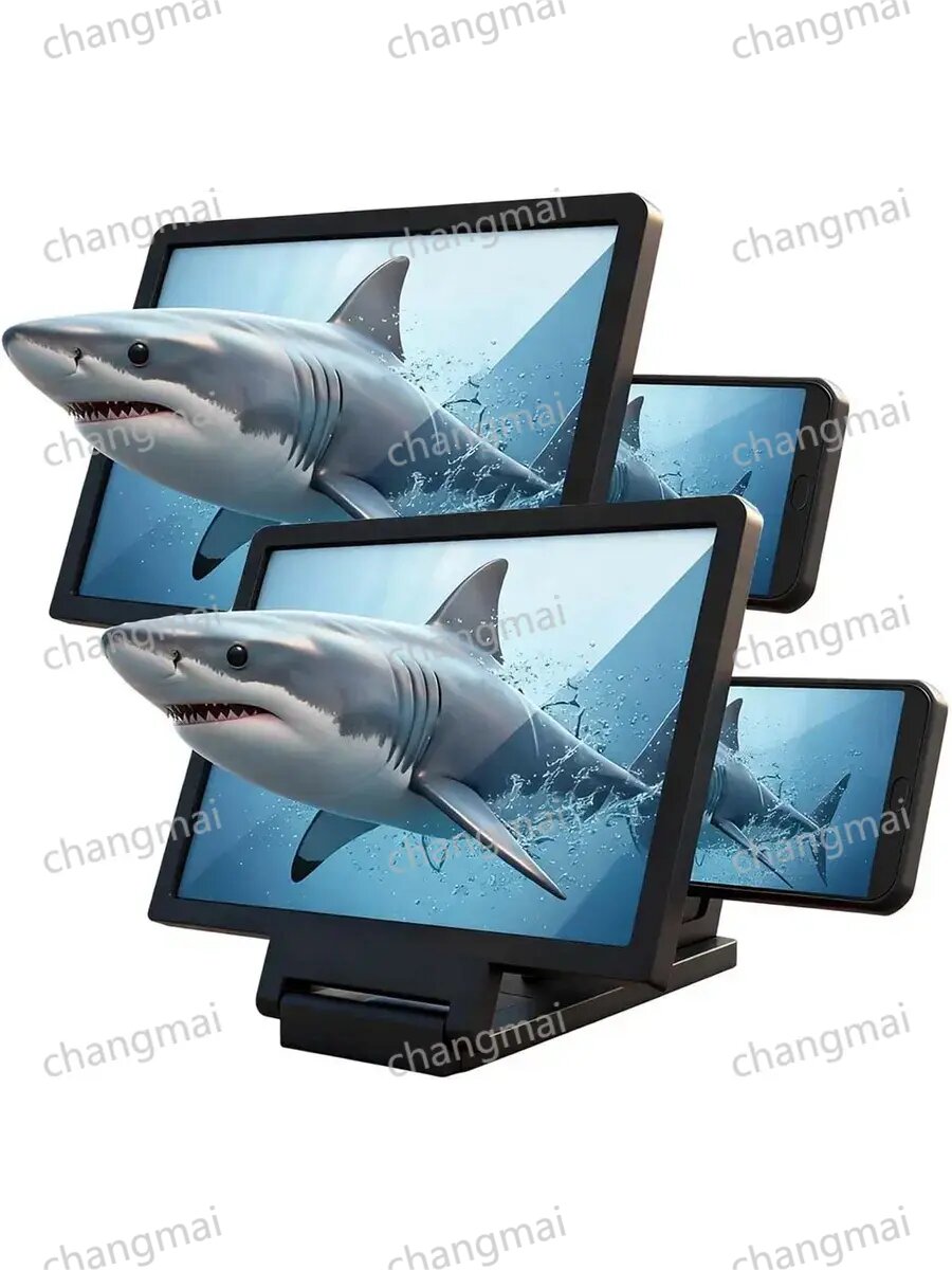 3D-увеличитель экрана мобильного телефона, складной
