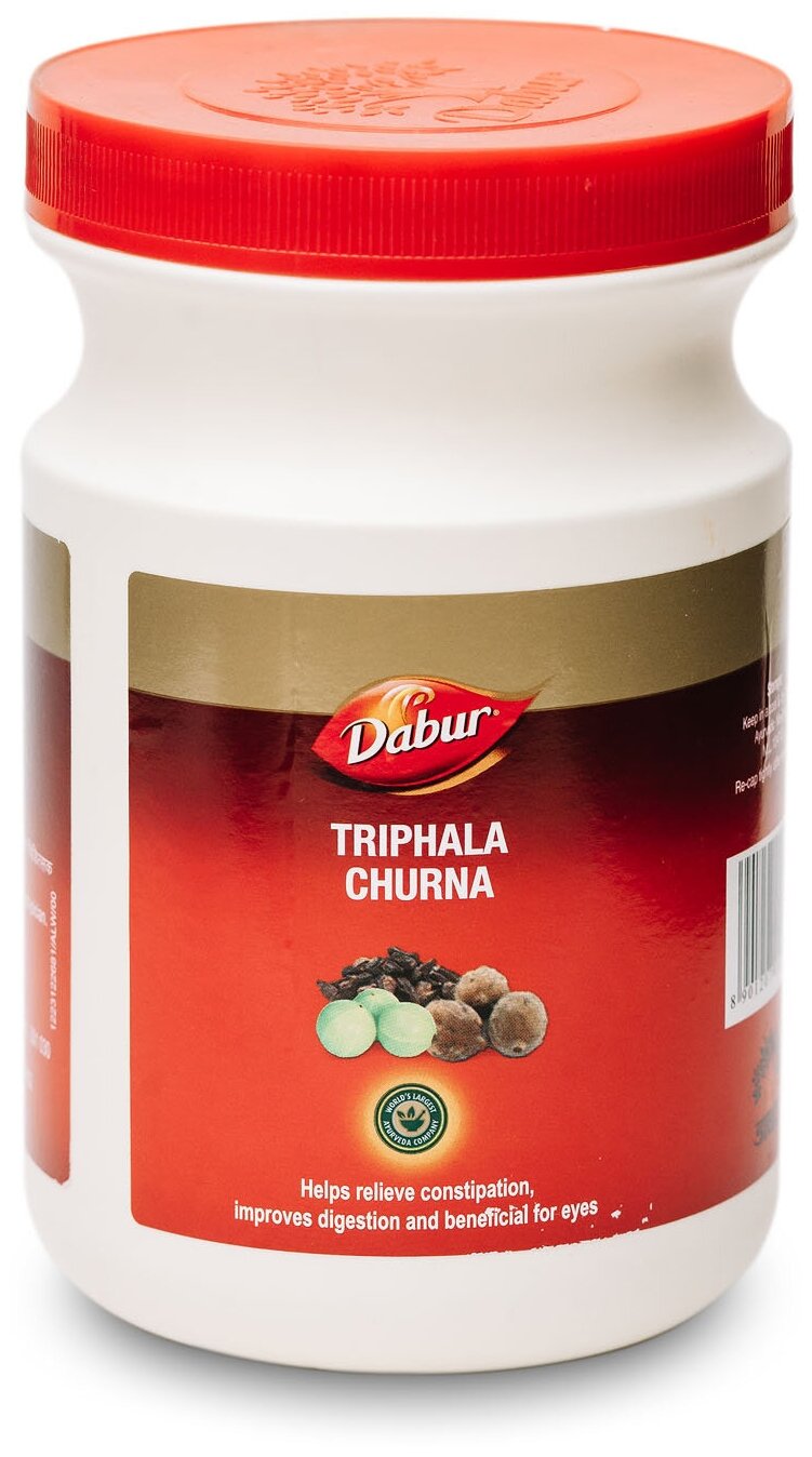 Трифала Чурна (Triphala churna) порошок для очищения организма Dabur, 120г