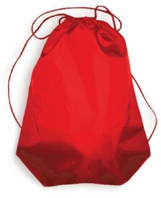 Мешок для обуви (сменка) 420х340мм, 1 отделение, красный