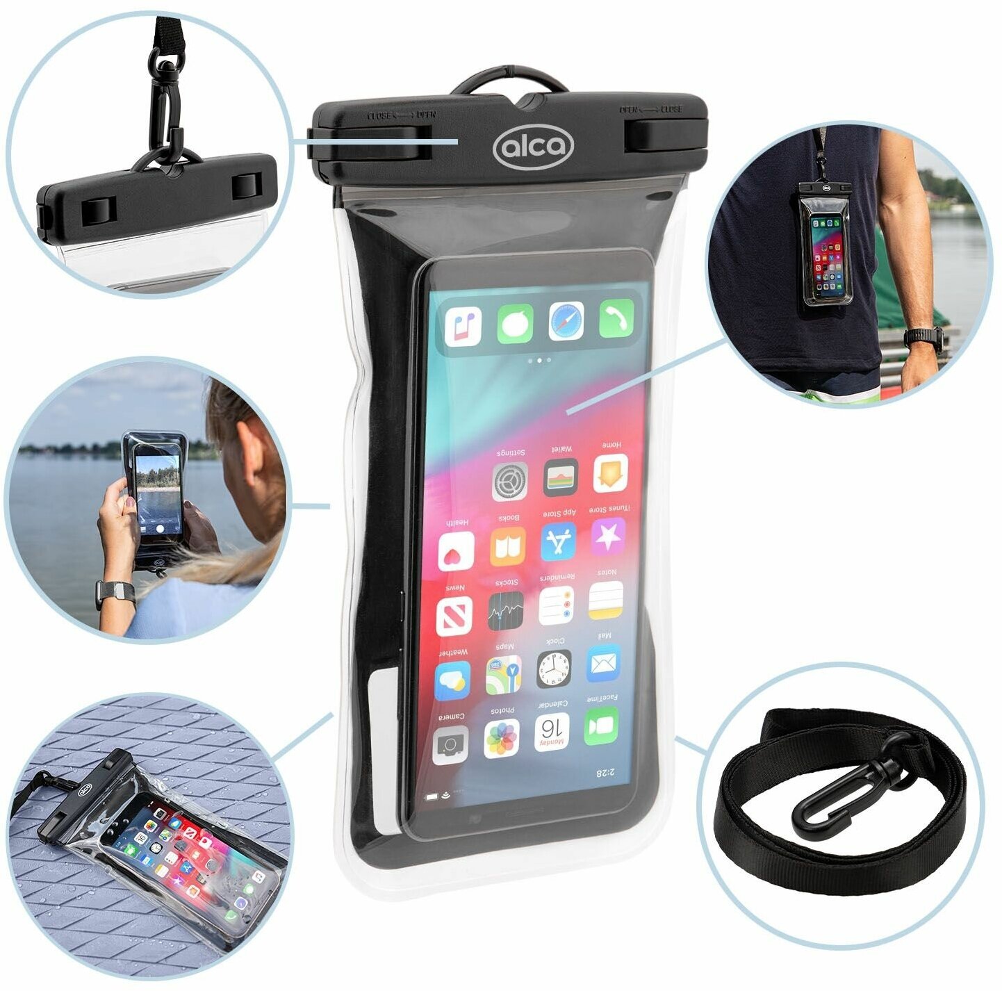Водонепроницаемый чехол для телефона смартфона плавающий до 170 х 80 мм. 6.6 дюймов