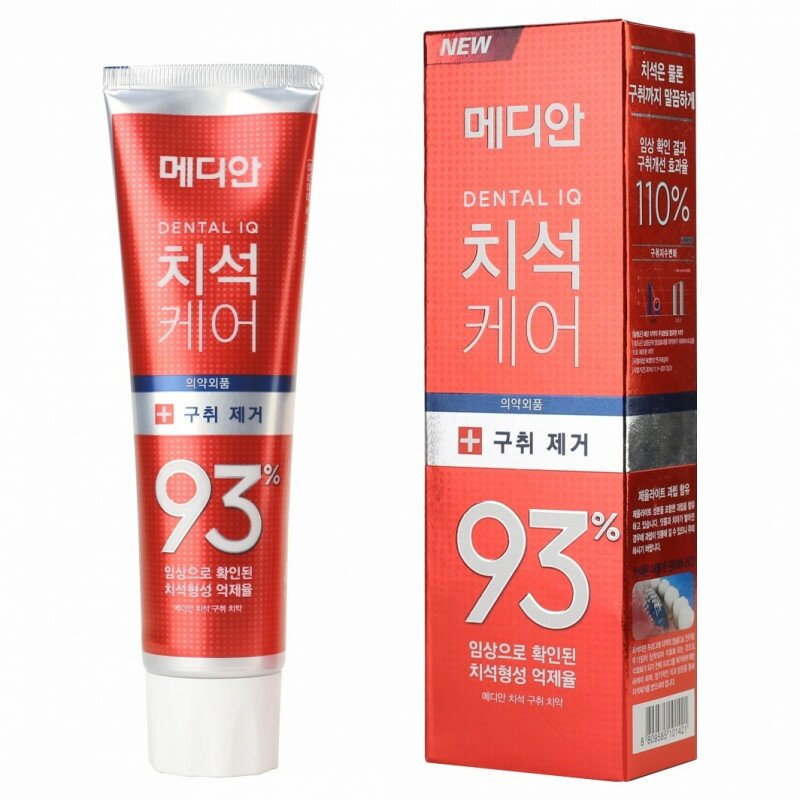 Зубная паста Median Dental IQ 93% Tooth Paste Remove Bad Breath (120 мл)