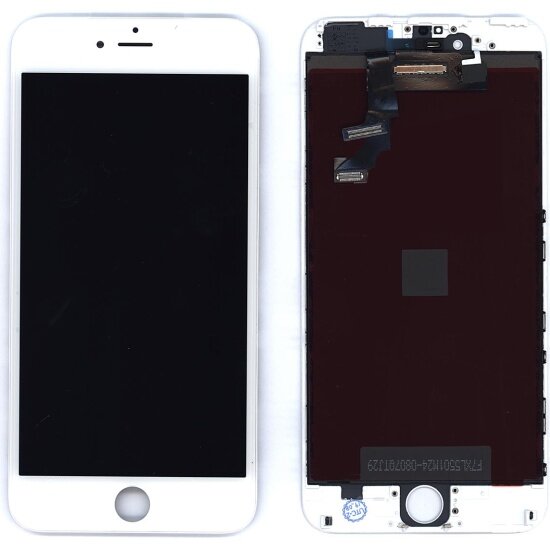 Дисплей Amperin для iPhone 6 Plus в сборе с тачскрином (AAA) белый