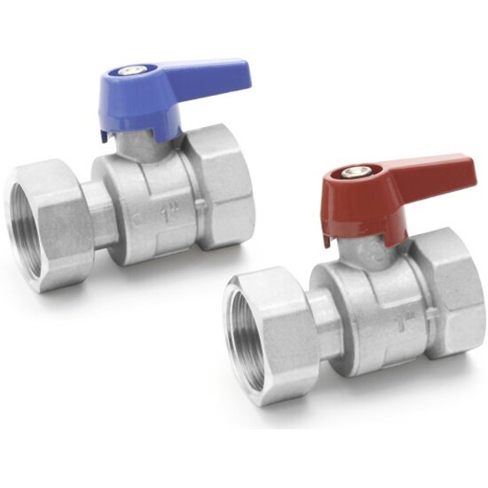 Комплект шаровых кранов Rehau G1" для коллекторов HKV/HLV