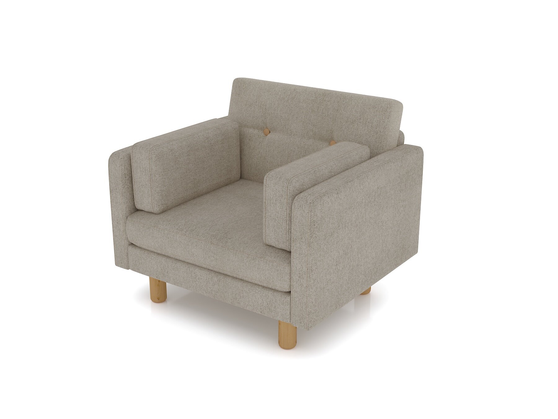 Кресло Arsko Ингвар, темно-серый, велюр мягкое, для кафе и бара, в офис, для кухни, на ножках, скандинавский лофт