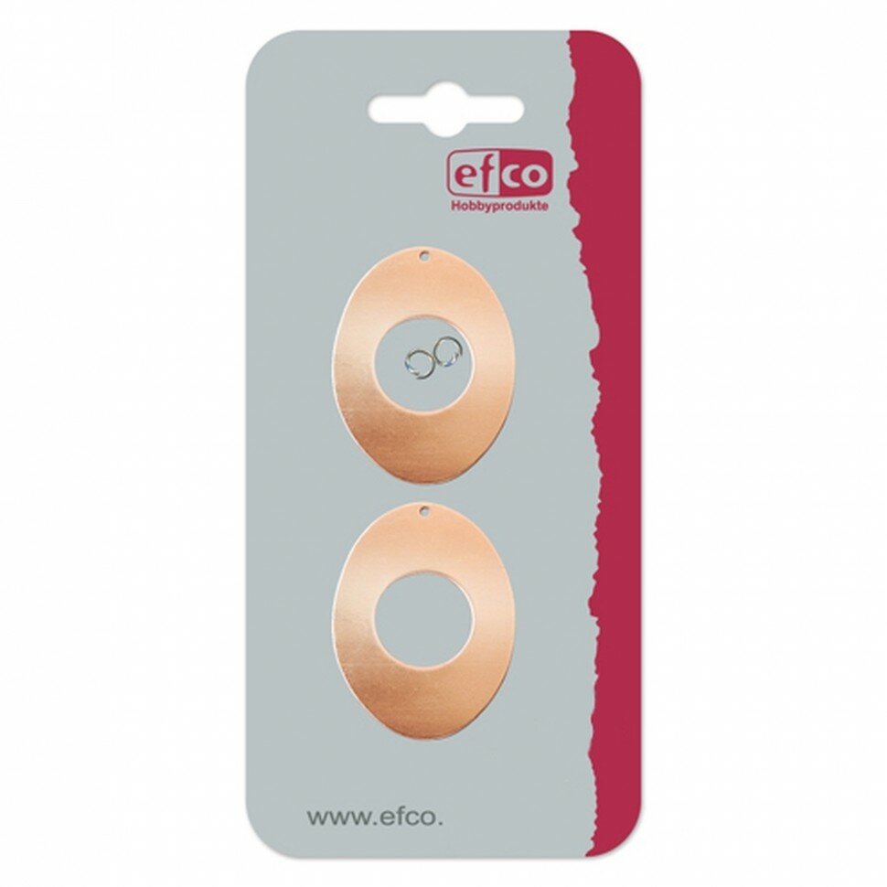 Efco 9005006 Подвеска "Овал", 1 отверстие, 41х31 мм