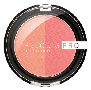 Relouis Pro Blush Duo Румяна для лица компактные двойные №201