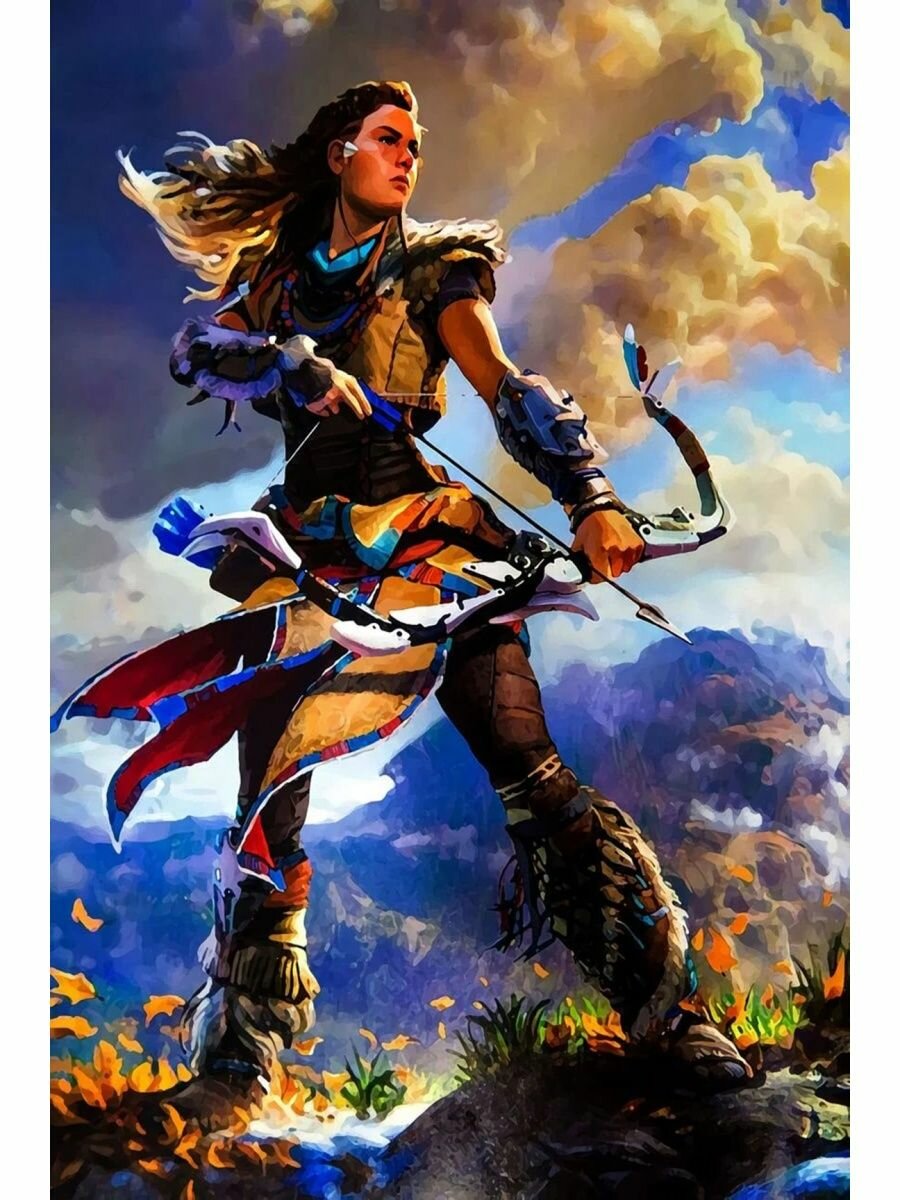 Постер "Horizon Zero Dawn. Исследование"