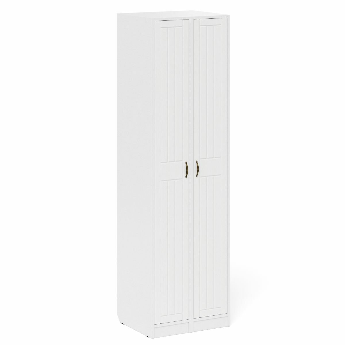 Два пенала Мебельный двор П-6-500 белая шагрень/белое дерево фрезеровка прованс