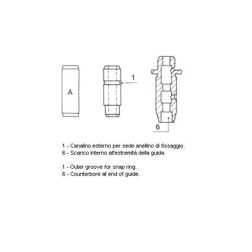 Направляющая втулка клапана для автомобиля, METELLI 01-S2911 (4 шт.)