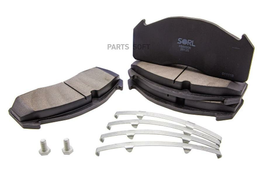 Колодки тормозные дисковые! VOLVO SORL арт. HM4906AK018