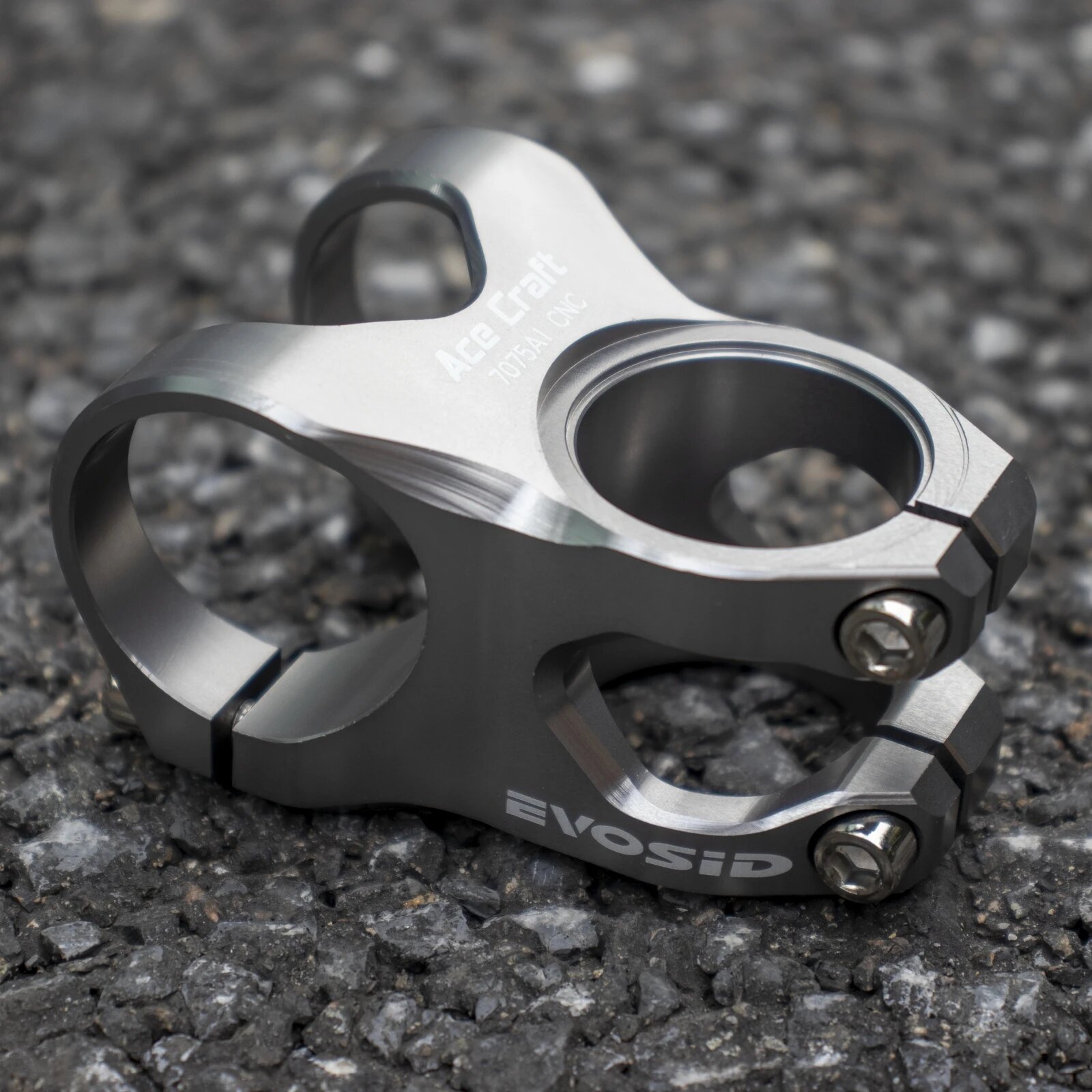 EVOSID MTB Stem 31.8x35 мм руль стержень для велосипеда Titanium color