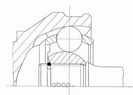 ШРУС наружный LoBro 302 118 обеспечивает плавную передачу крутящего момента