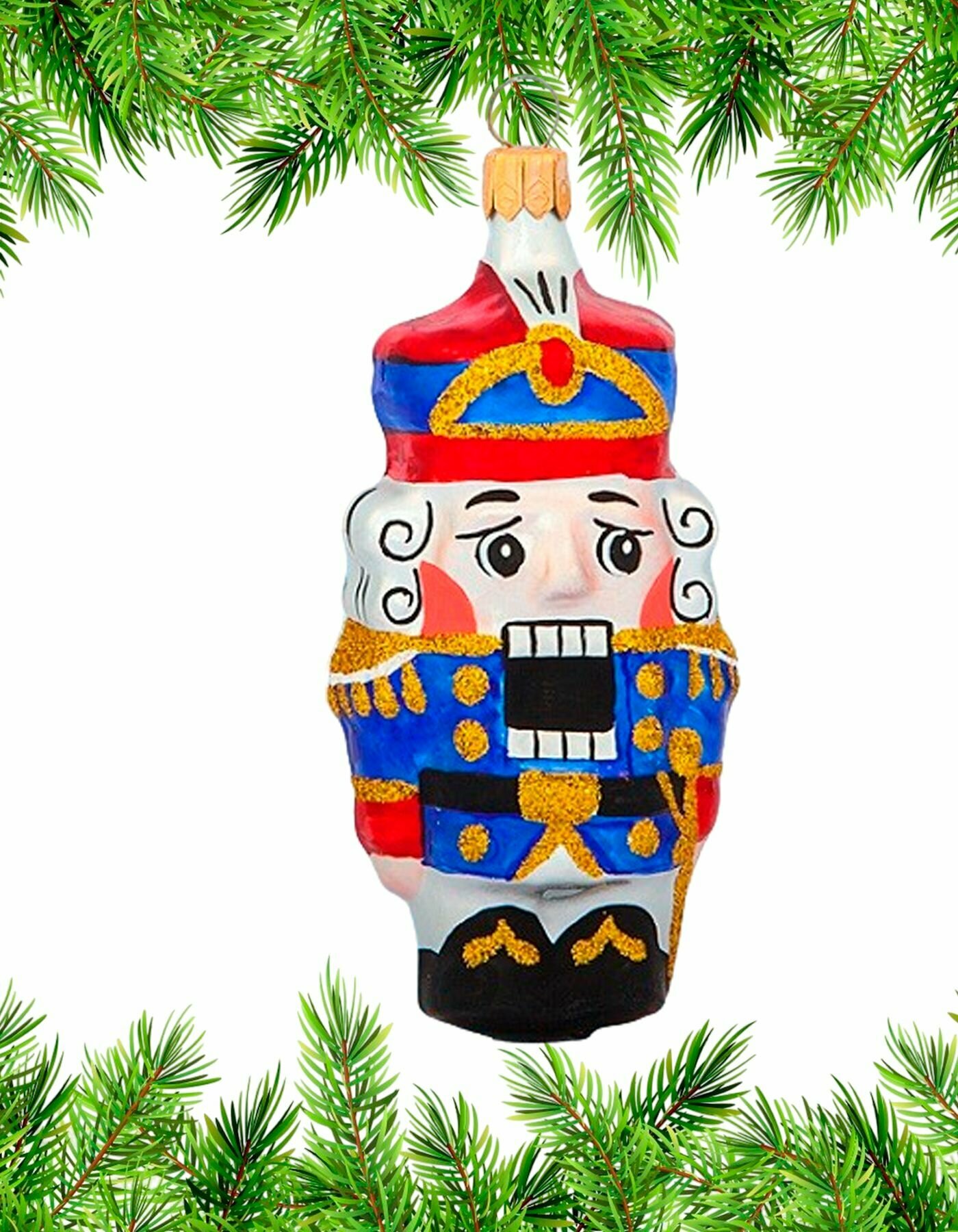 Елочная игрушка Фигурка "Щелкунчик-2"