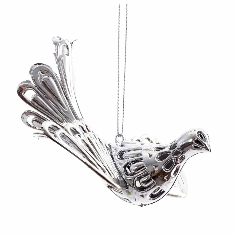 Елочная игрушка Птичка, 11,5х16х5,5 см KSM-808044