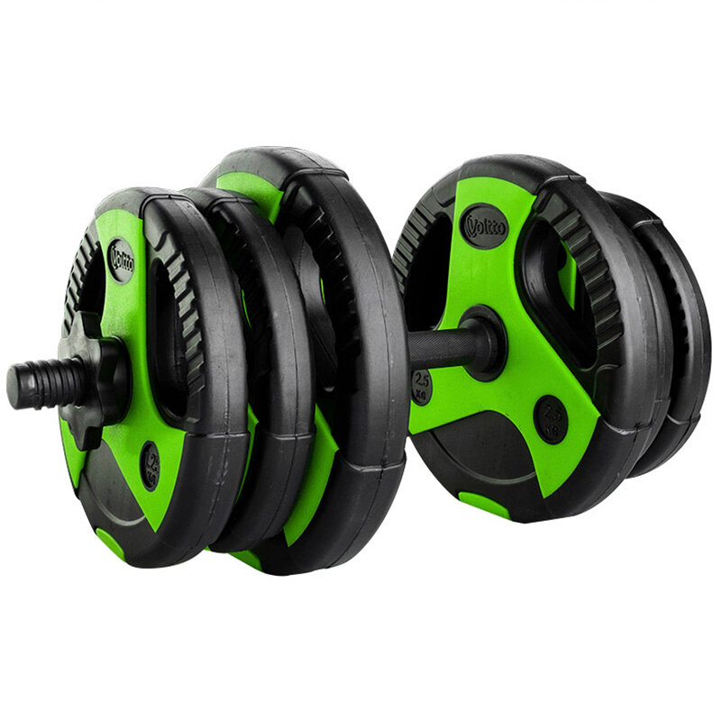 Гантель разборная пластиковая с 2-мя хватами 10 кг Voitto V-103