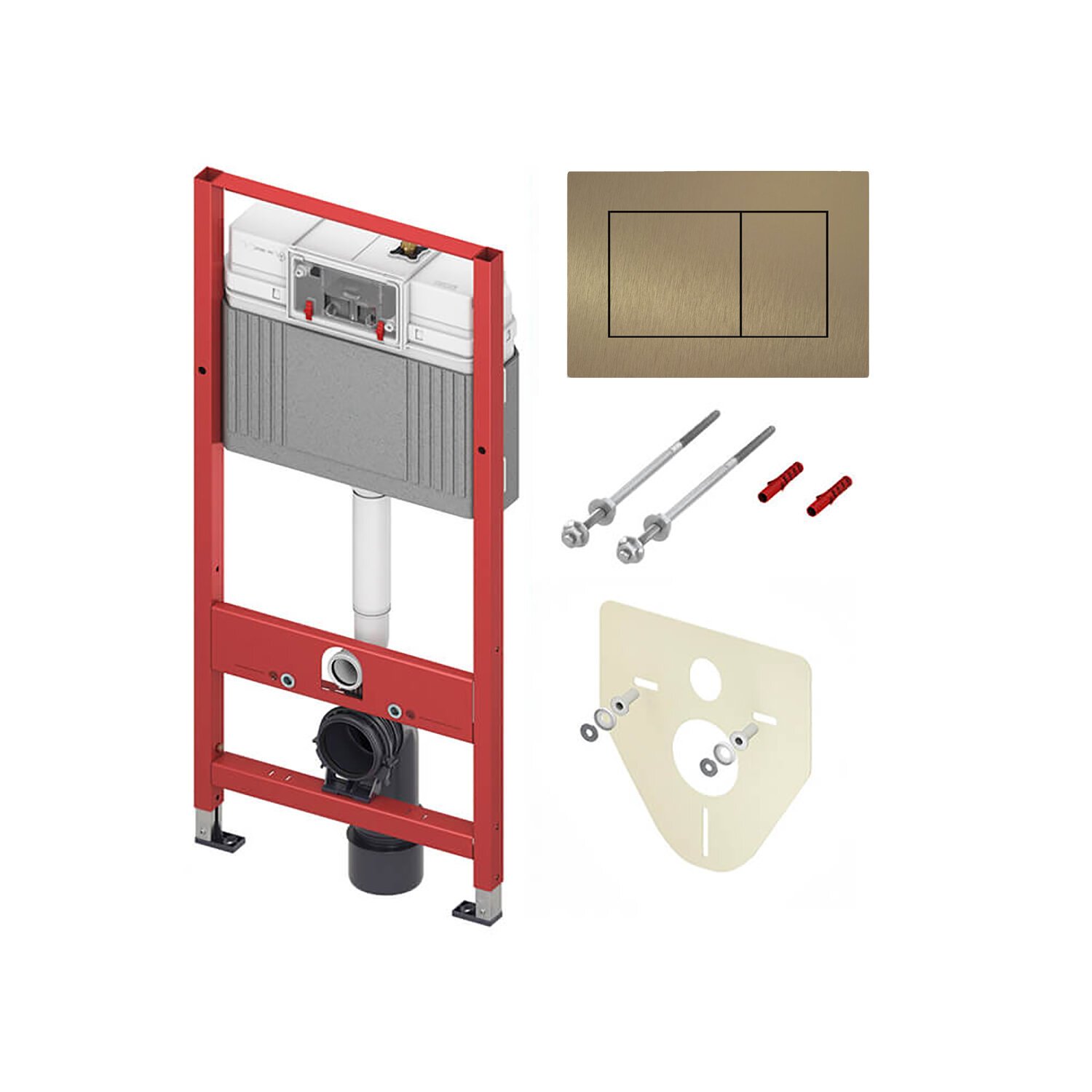 Инсталляция TECEbase 2.0 9400432 кнопка бронза