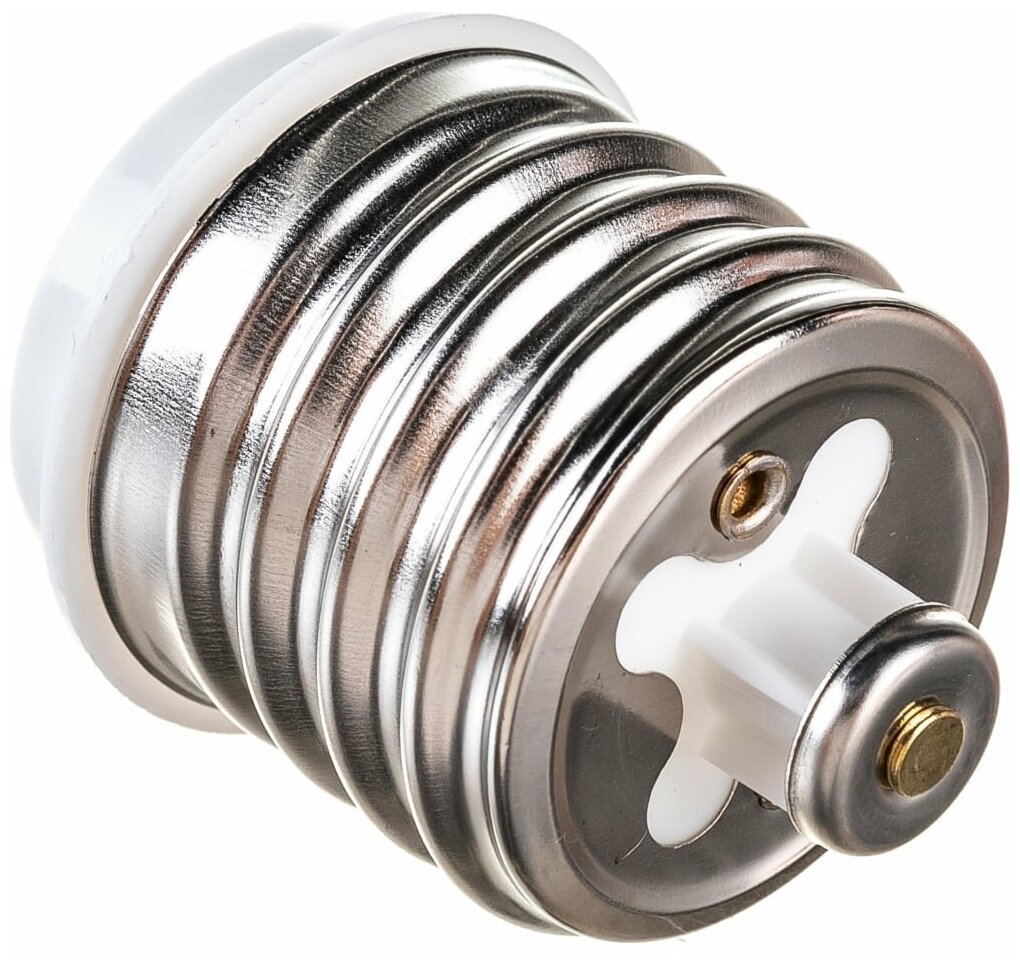 IEK ПР40-27-К02 Переходник пластик, Е40-Е27, белый, индивидуальный пакет, EPR31-01-01-K01