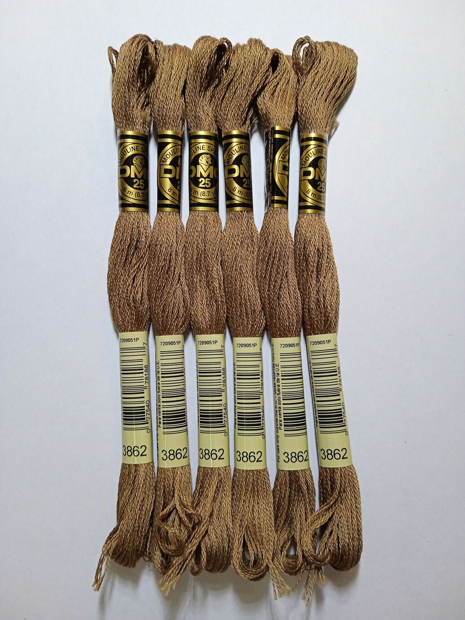 Набор ниток мулине, 8 м, 6 шт DMC-3862_6