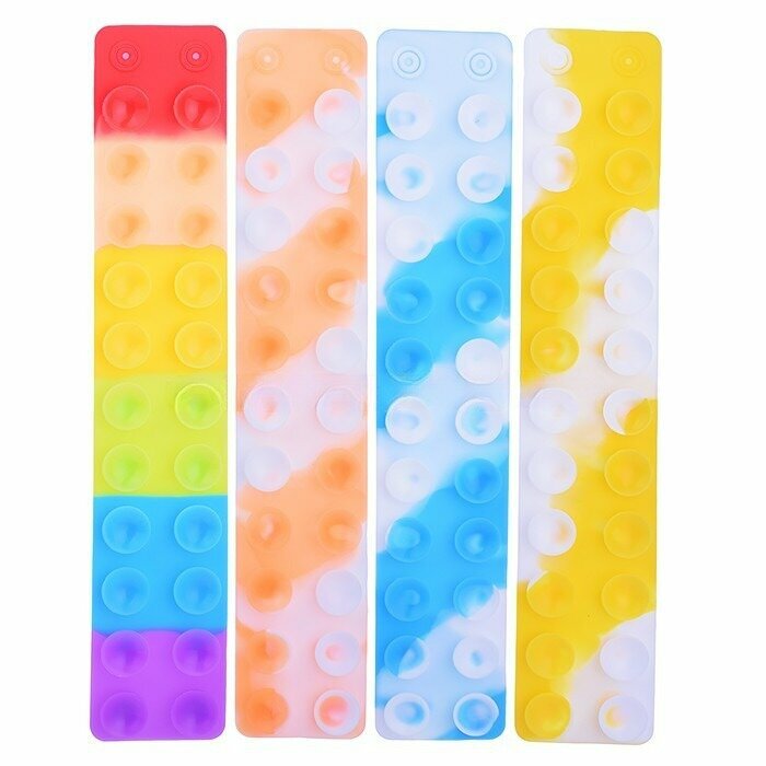 Игрушка антистресс на присосках SquidoPop Сквидопоп 20 см цвет сюрприз