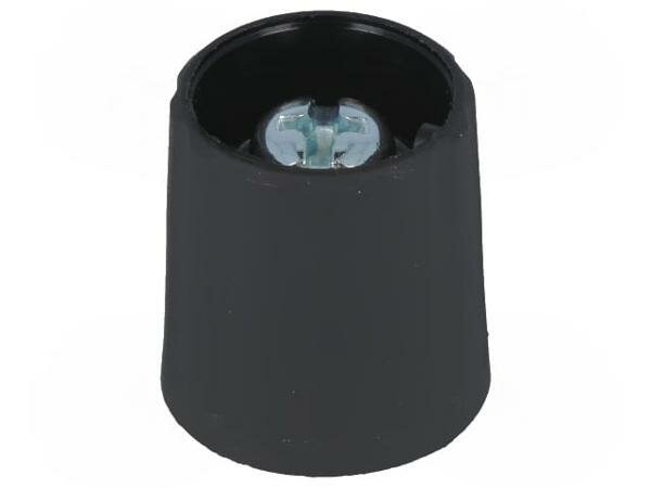Ручка RITEL G15GM-B, Ручка, полиамид, dоси: 6мм, черный, зажимной механизм с винтом, 1шт