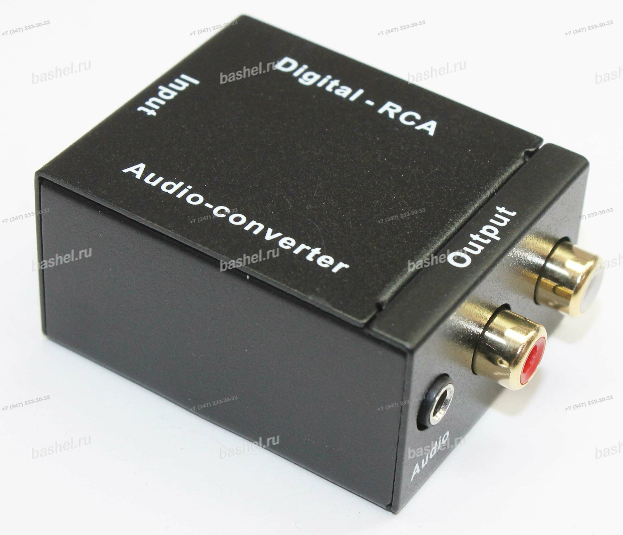 Конвертер DIGITAL - ANALOG вход RCA (COAXIAL) + Toslink OPTICAL - выход J 3,5 stereo (наушники) + 2*RCA DC 5V DAYTON 10-0011A