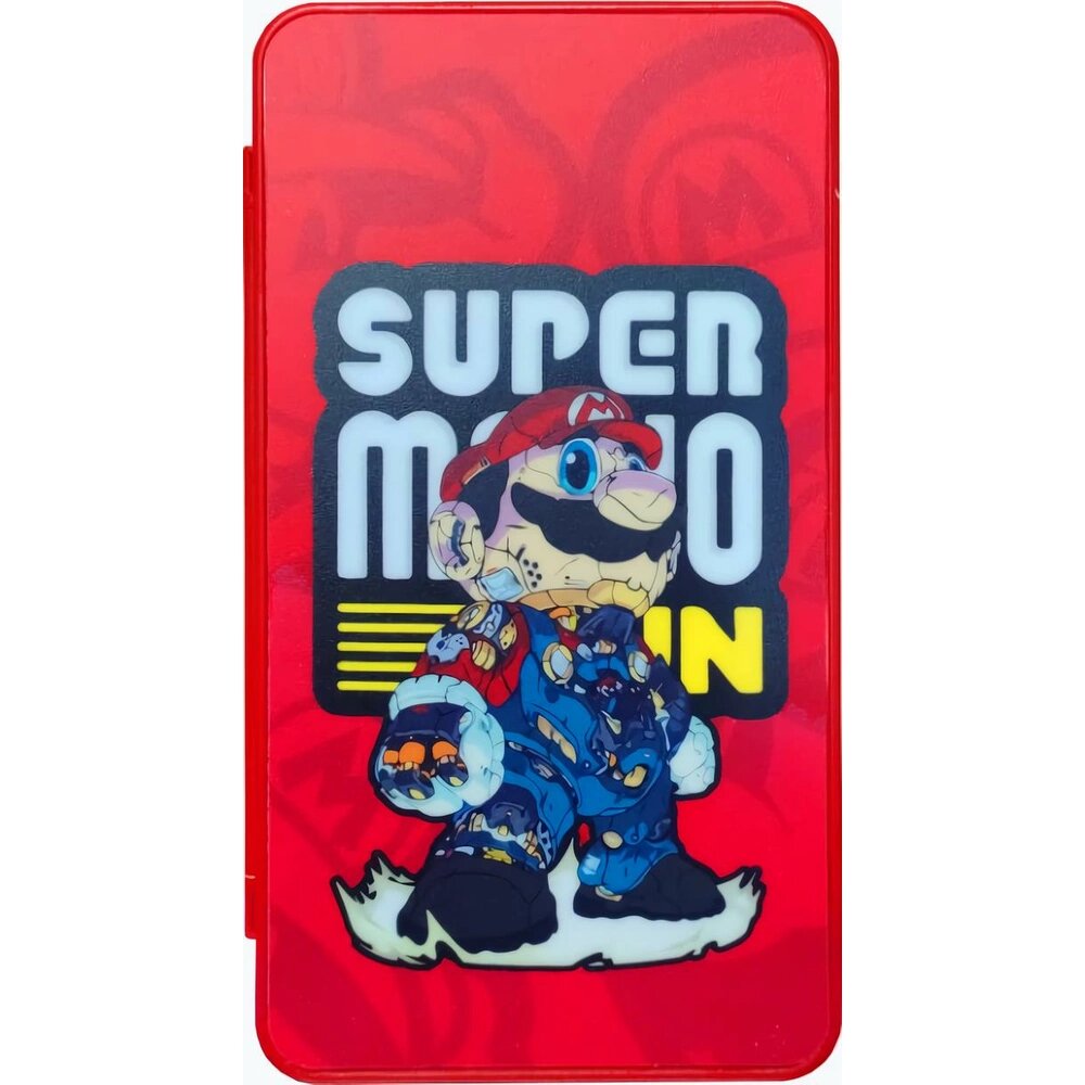 Кейс на 24 игровые карты Mechanical Mario для Nintendo Switch/Lite Красный