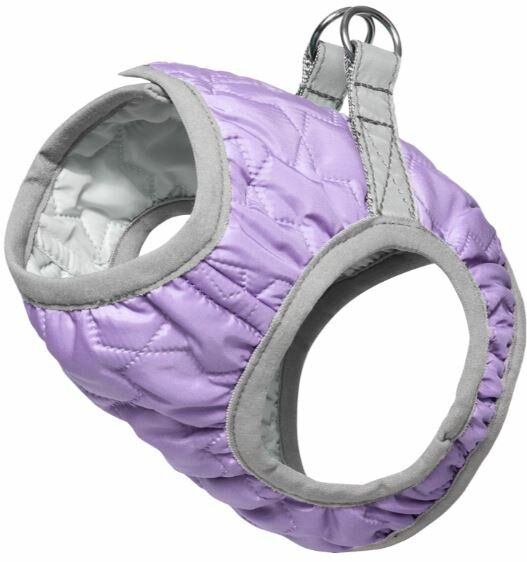 Triol Шлейка-жилетка мягкая утепленная сиреневая XS, обхват груди 32-35см