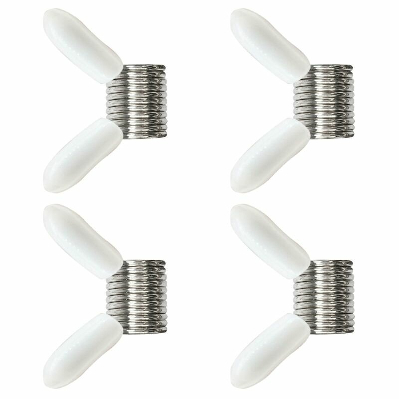 Зажим-стоппер для бисера, пружинный фиксатор нити из нержавеющей стали, набор 4 шт, удобный инструмент для нанизывания бусин и рукоделия