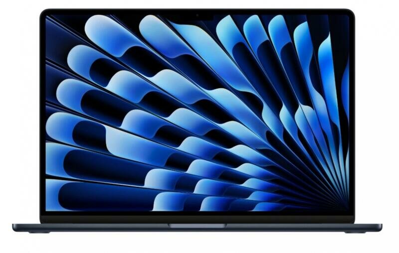 Ноутбук Apple MacBook Air 15 (M3, 8C CPU/10C GPU, 8Gb, 256Gb SSD), MRYU3, Midnight