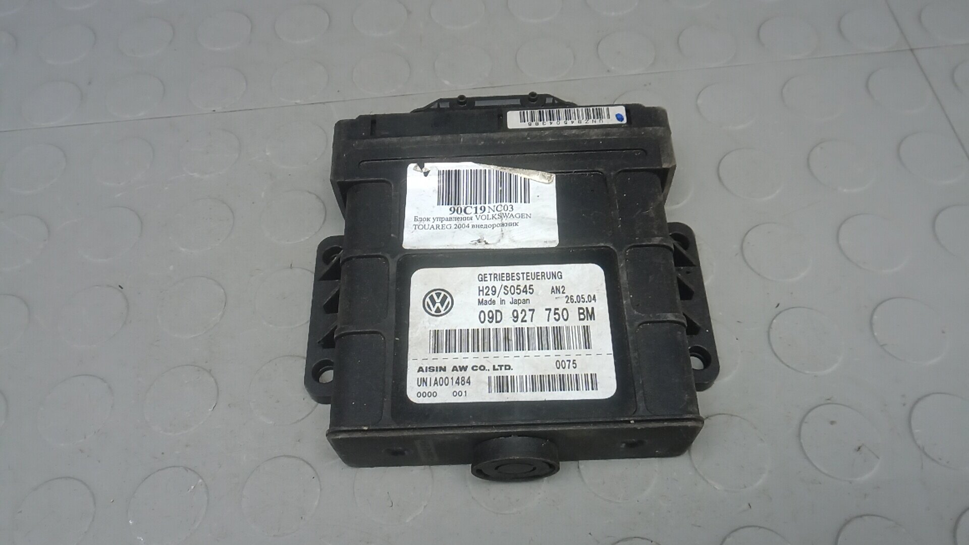 Блок управления VOLKSWAGEN TOUAREG 7L, Номер 0AD927755AB, 5WP22074