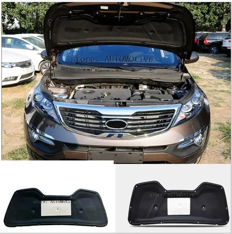 2011-2017 для Kia sportage R, автомобильная теплоизоляция, шумоизоляция, хлопок, передний капот, коврик для брандмауэра двигателя, накладка, шумоизолятор
