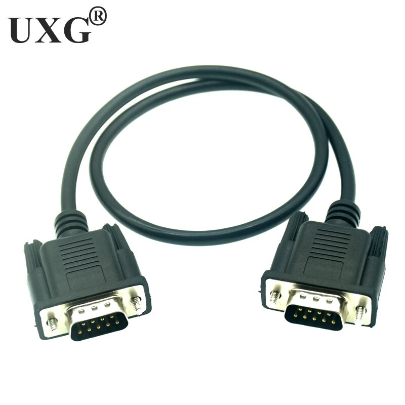 Кабель RS232 UXG DB9F-DB9F, 0.5м, Male to Male