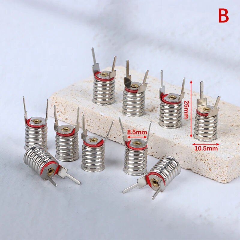 Цоколи E10 для ламп, 10 шт. B