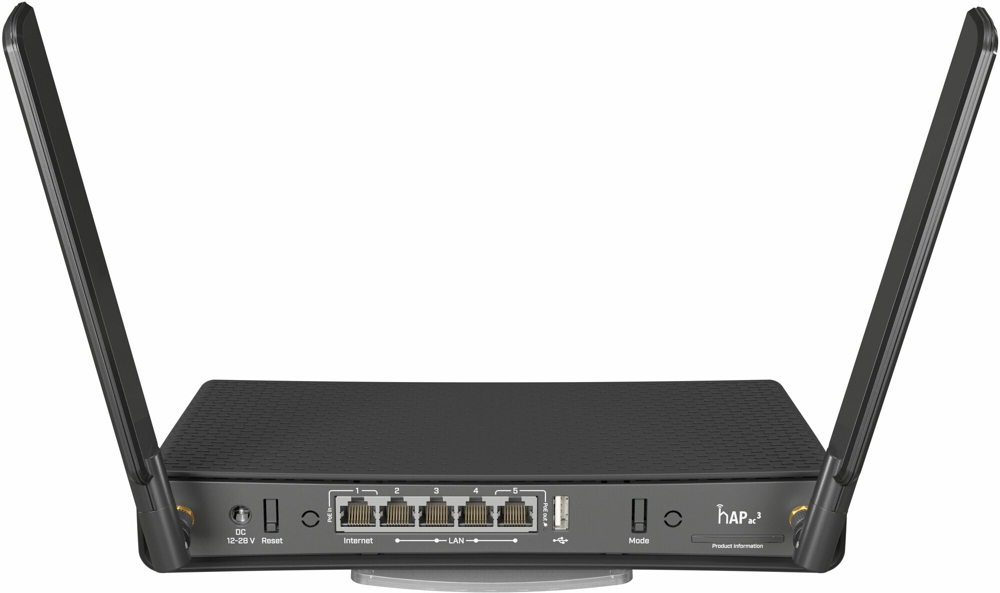 Маршрутизатор беспроводной MikroTik hAP ac3 черный (rbd53ig-5hacd2hnd)
