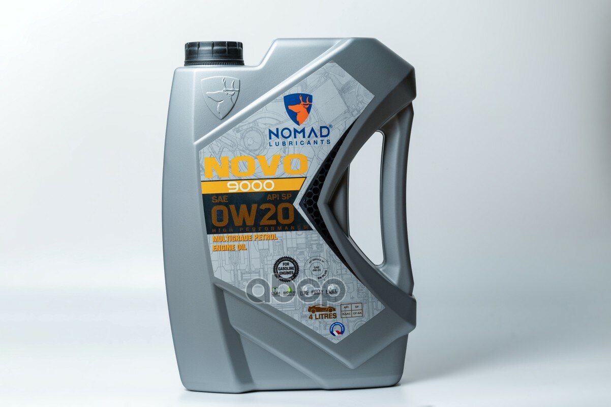 NOMAD LUBRICANTS Масло моторное NOMAD NOVO 9000 SP 0W20 синт.4л