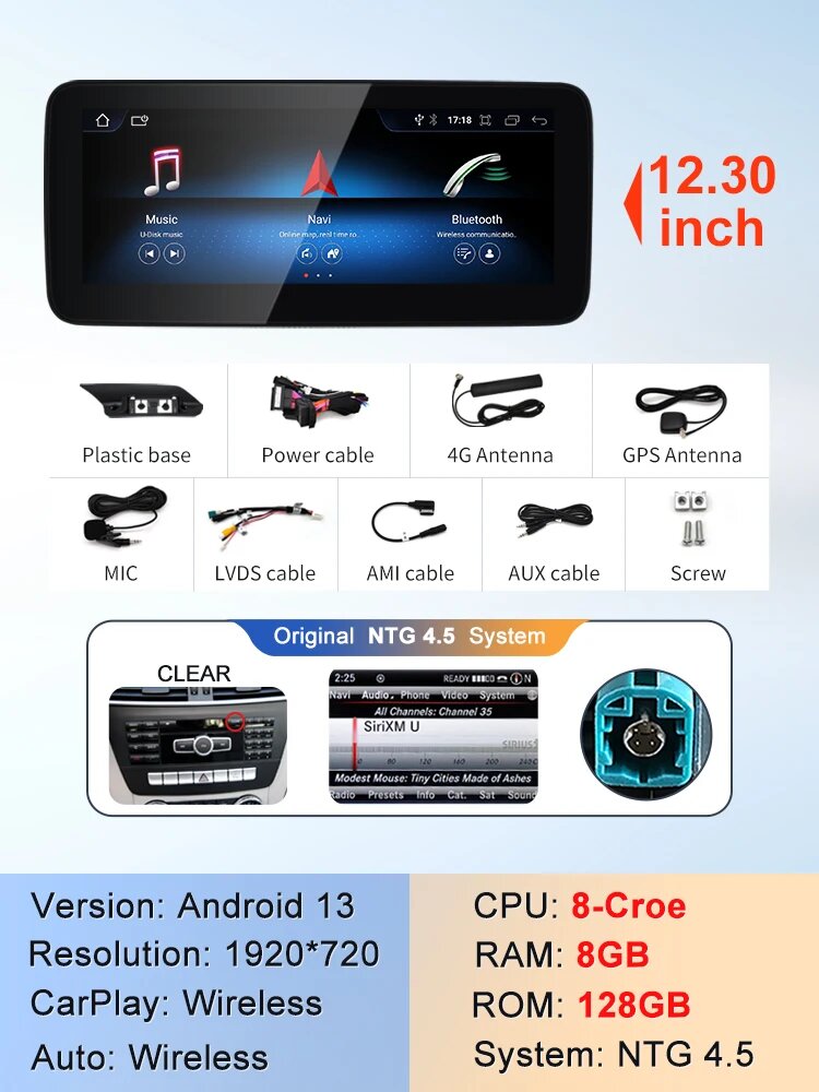 STWE новый автомобильный мультимедийный беспроводной Android AUTO CarPlay 10,25-дюймовый 12,3-дюймовый экран для Mercedes Benz E Class W212 автомобильные видеоплееры 4.5 8G 128G 12.3