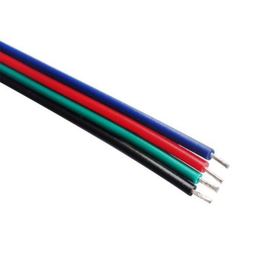 Кабель 4х24AWG для RGB-лент 1 метр