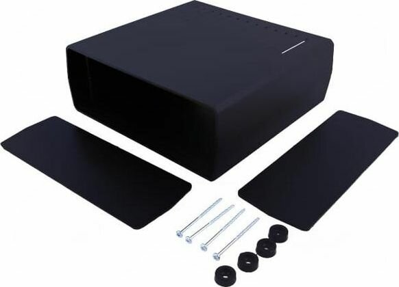 Корпус KRADEX Z1AW PS Корпус с панелью вентилируемая Х 171мм Y 178мм Z 67мм черный 1шт