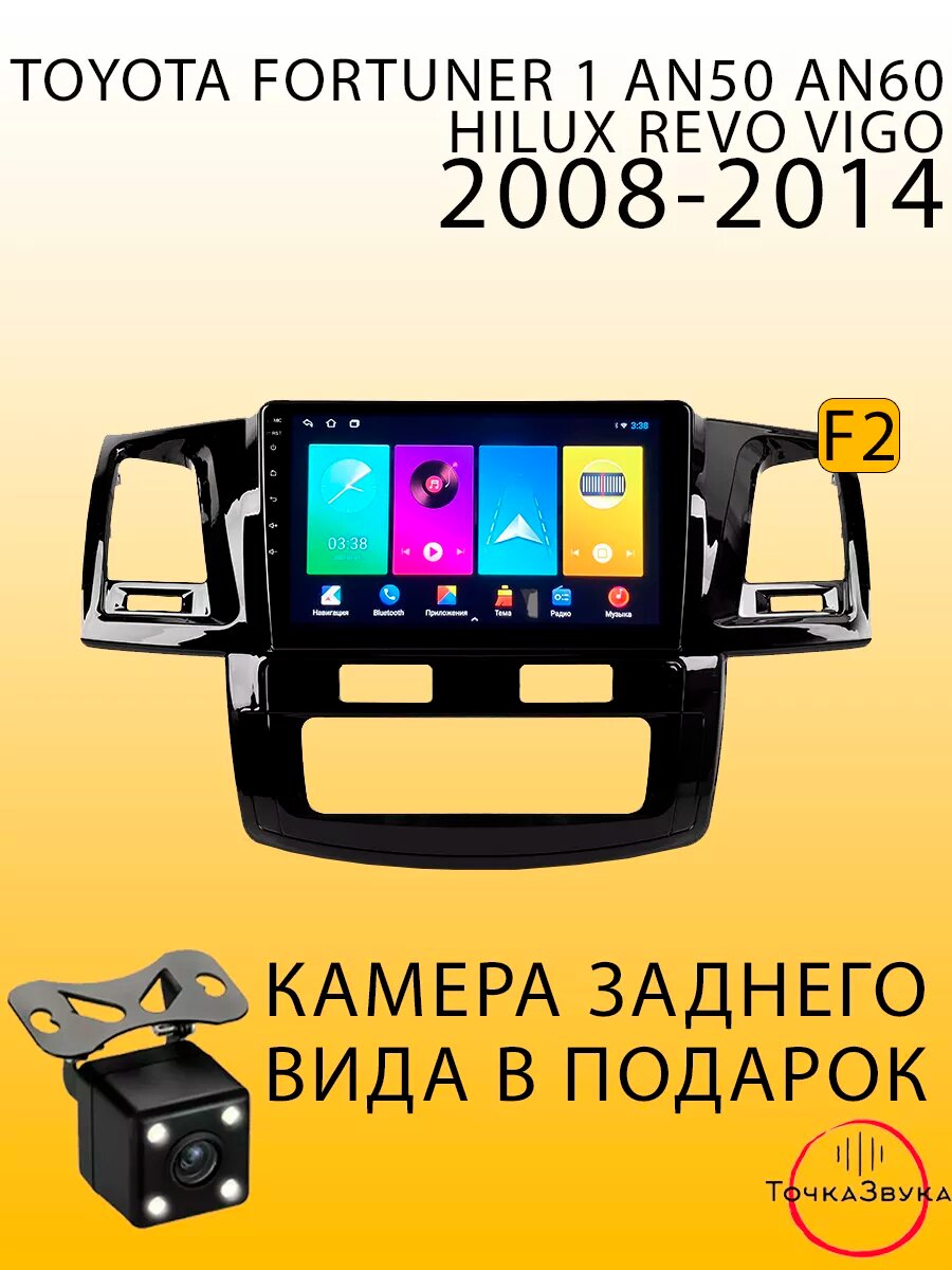 Автомагнитола Toyota Fortuner 1 2008-2014 2/32 Gb, Bluetooth, FM/AM, GPS