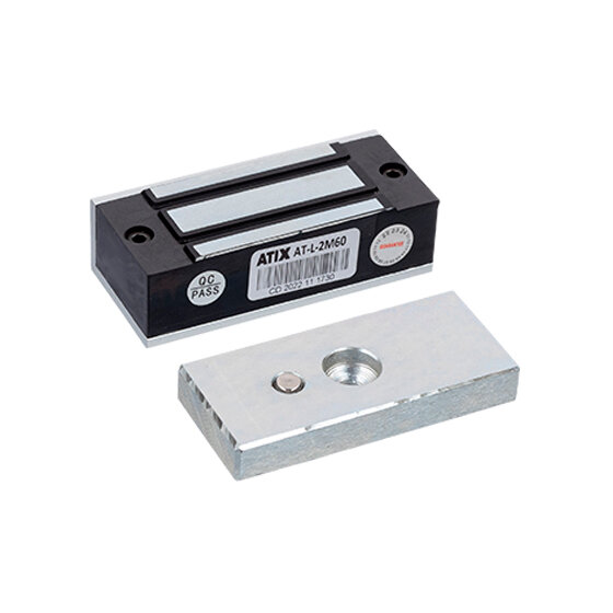 Электромагнитный замок ATIX AT-L-2M60, накладной, 60кг