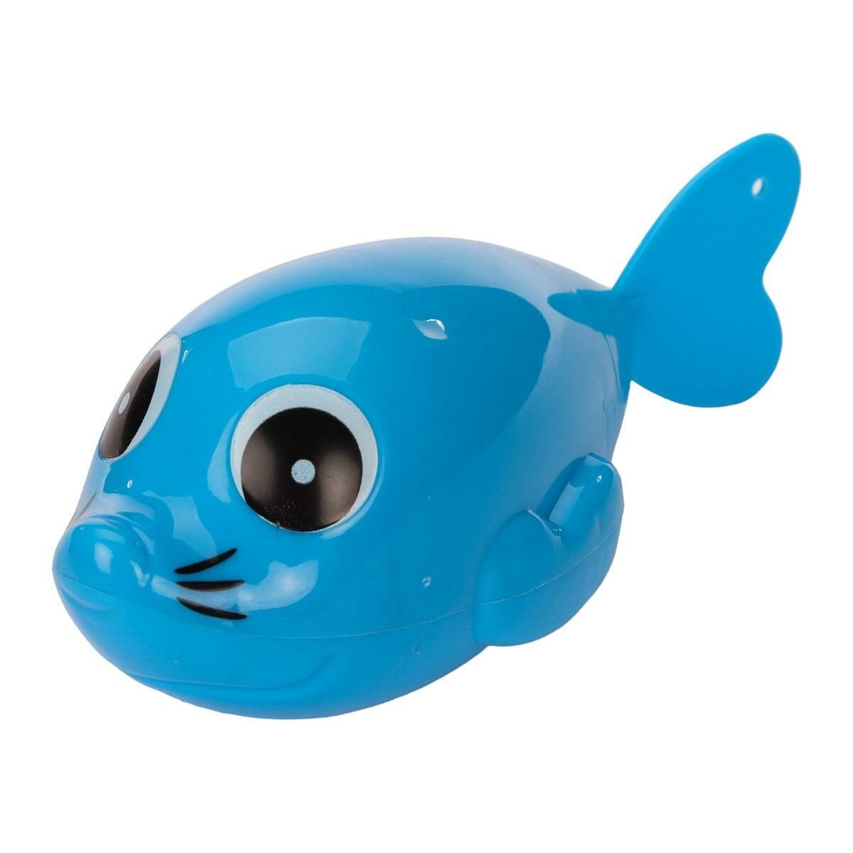 Заводная игрушка рыбка, развивающая для детей, ПВХ, водные игры, 13х5,5х5,5 см, синий