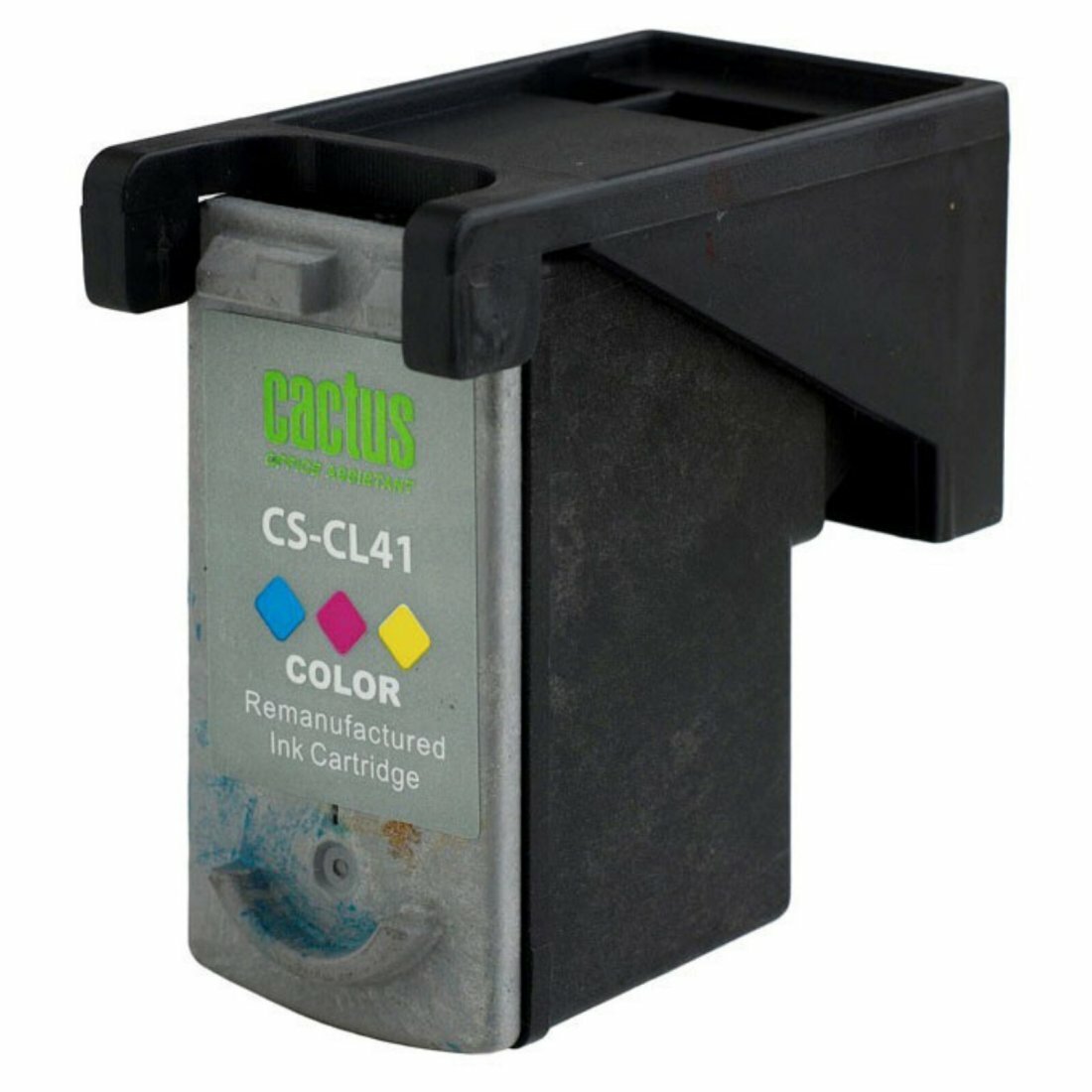 Картридж струйный Cactus CS-CL41 CL-41 голубой/пурпурный/желтый (18мл) для Canon Pixma MP150/MP160/MP170/MP180/MP210/MP220/MP450/MP460/MP470/iP1200/iP1300/iP1600/iP1700/iP1800/iP190