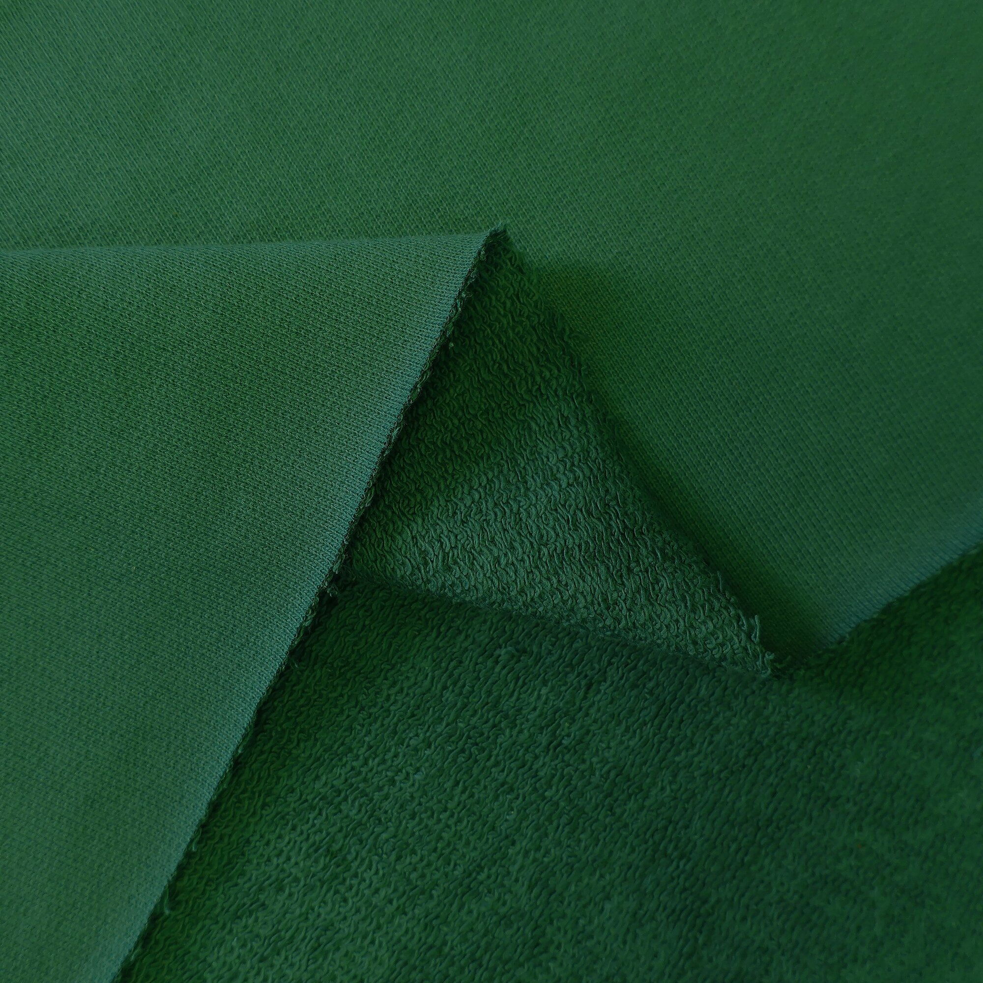 Футер 3-х нитка 440 г/м зеленый (ширина 165 см)