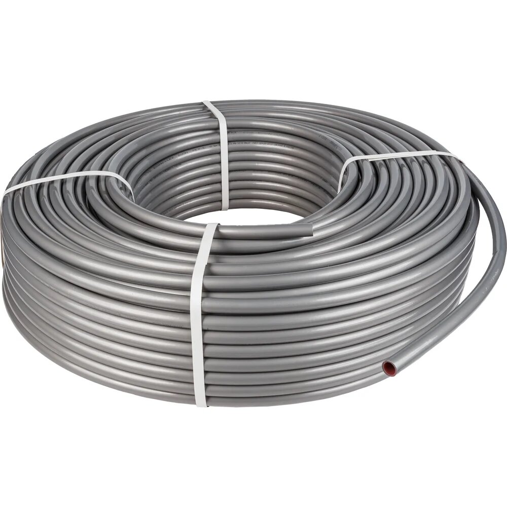 Труба из сшитого полиэтилена ESSAN СТ FLEX EVOH PEX-b 16x2.2, серый, 200 м ГОСТ32415-2013 13021989