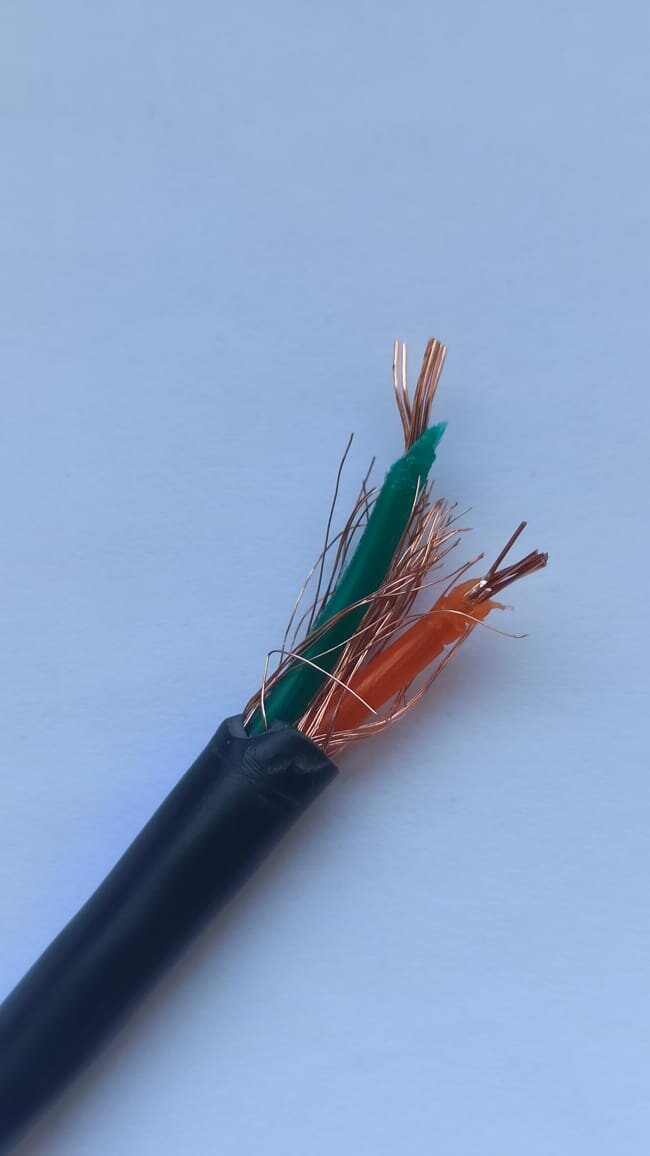 Кабель микрофонный КММ 2x0.35 мм2, 10м