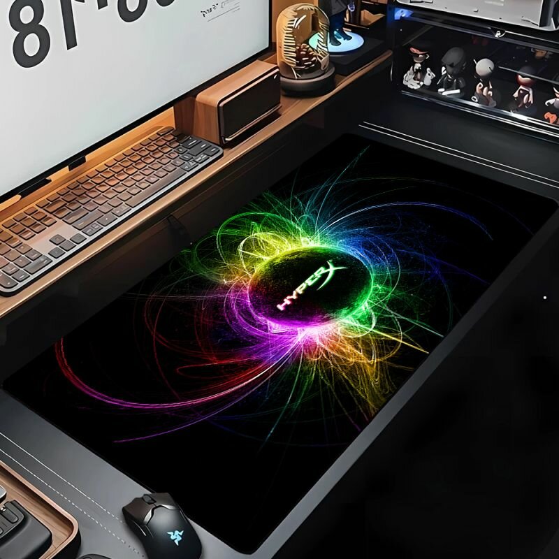 Коврик для мыши Hyperx xxl40x90 см, компьютерный плеер, нескользящий резиновый край, настольный коврик для клавиатуры