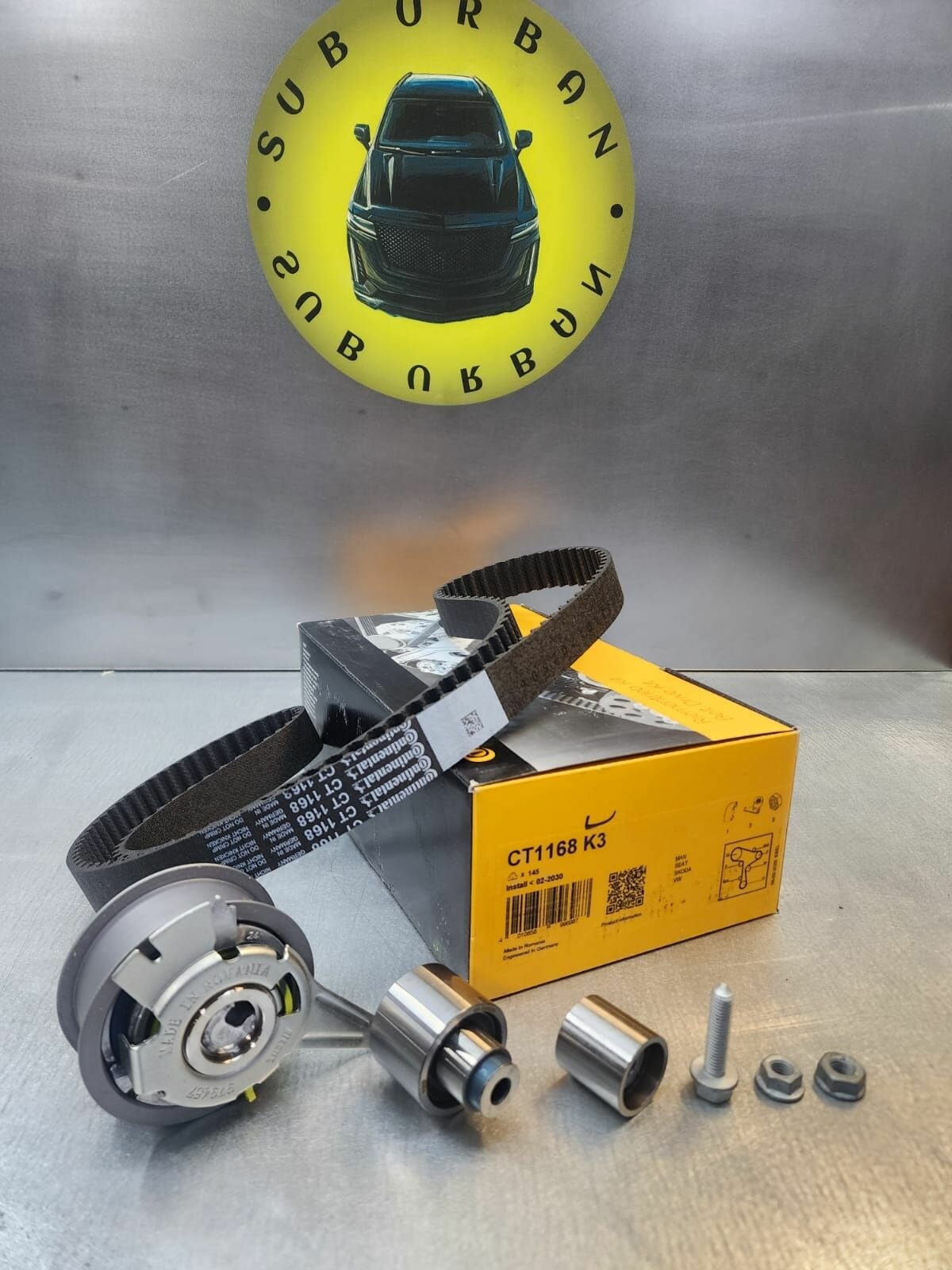 Комплект ремня ГРМ Ауди А5 А6 Q5, Фольксваген Тигуан Гольф Мультивен Транспортер, Шкода Кодиаг Суперб Йети 2.0 дизель, CONTITECH CT1168K3