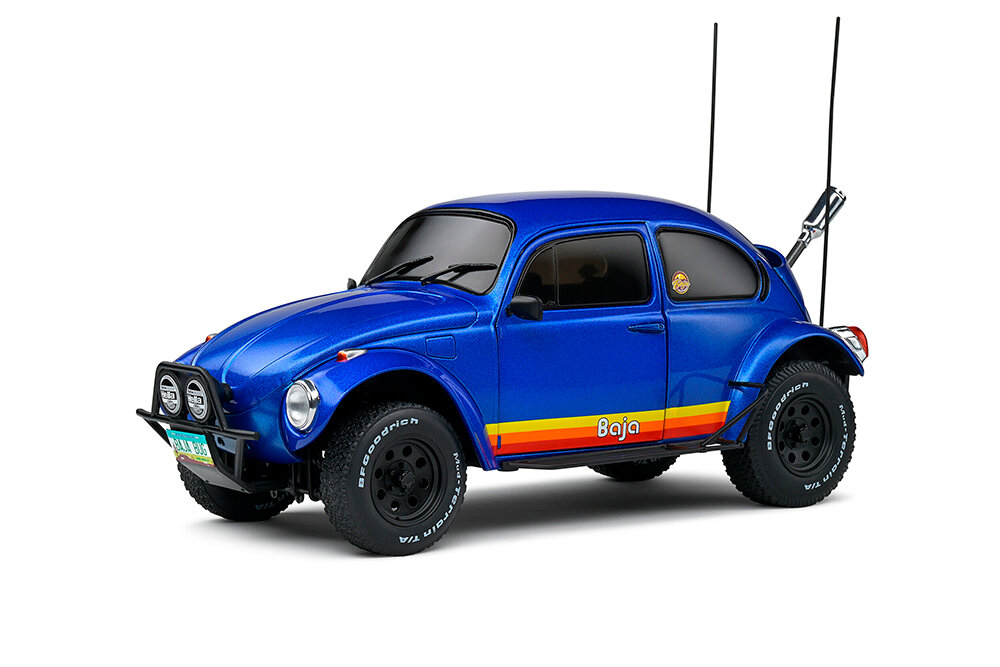 Модель коллекционная SOLIDO Vw volkswagen käfer (beetle) baja 1975 blue metallic