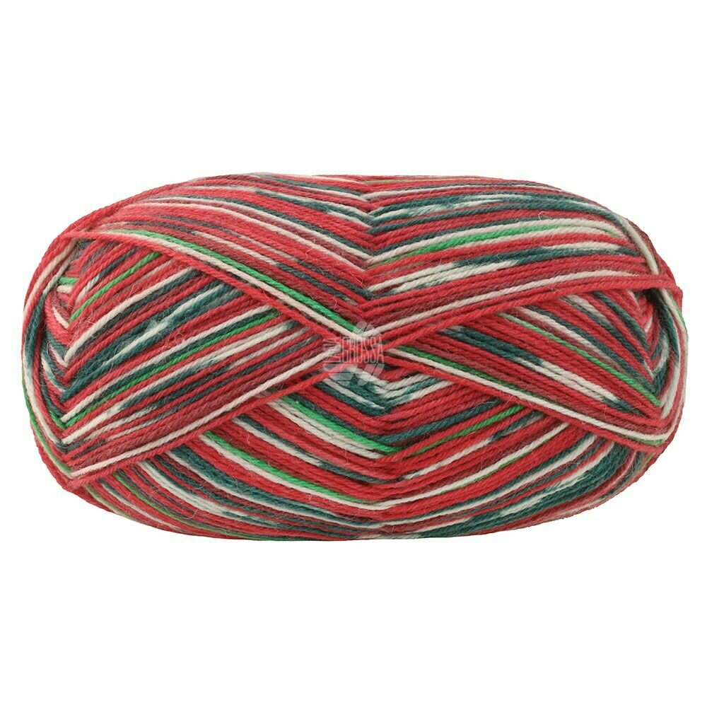 Носочная пряжа Lana Grossa Christmas Socks 4 ply (Meilenweit 100 6798) 1 моток