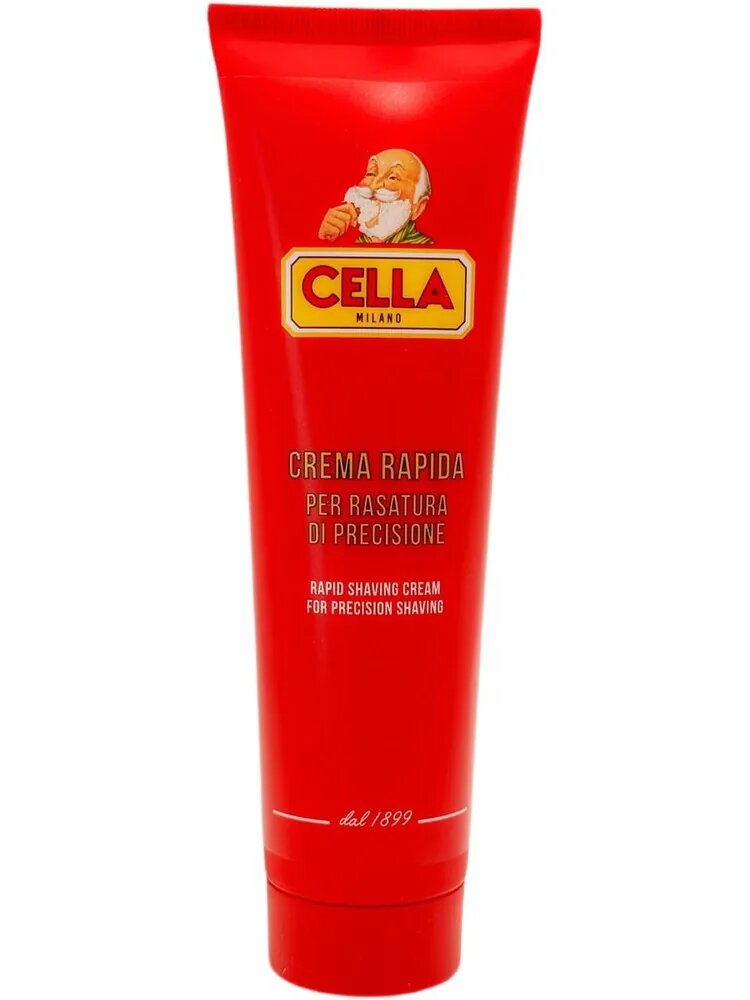 Cella Milano крем для быстрого бритья без помазка с маслом миндаля, 150 мл.